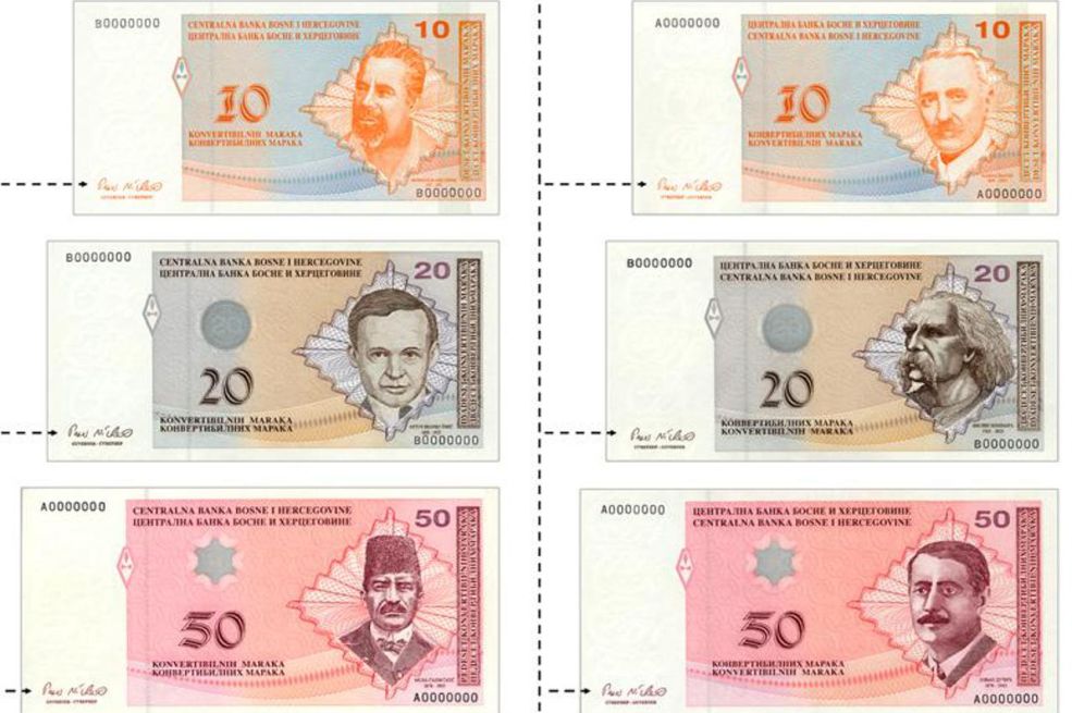 Povlači se niz novčanica, pogledajte koje i do kada ih treba zamijeniti ...