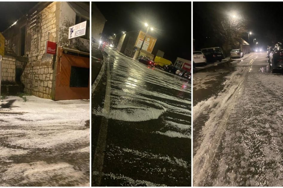 Haotična oluja pogodila Hrvatsku: Grad prekrio tlo, u prekidu brodski i ...